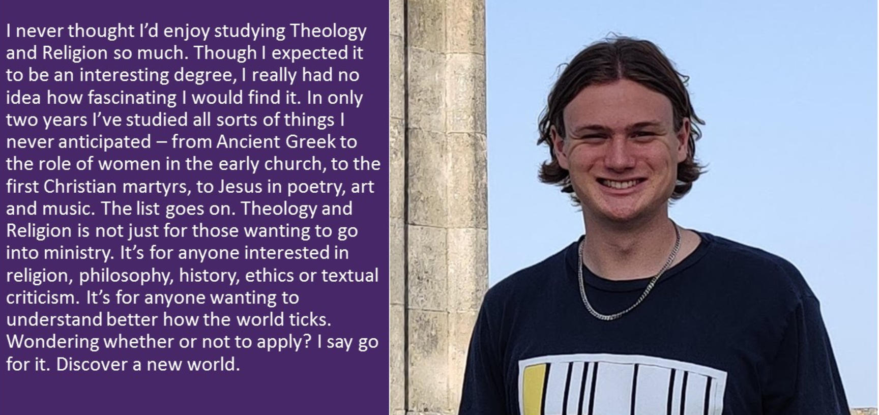 Undergraduate Study | Faculty of Theology and Religion