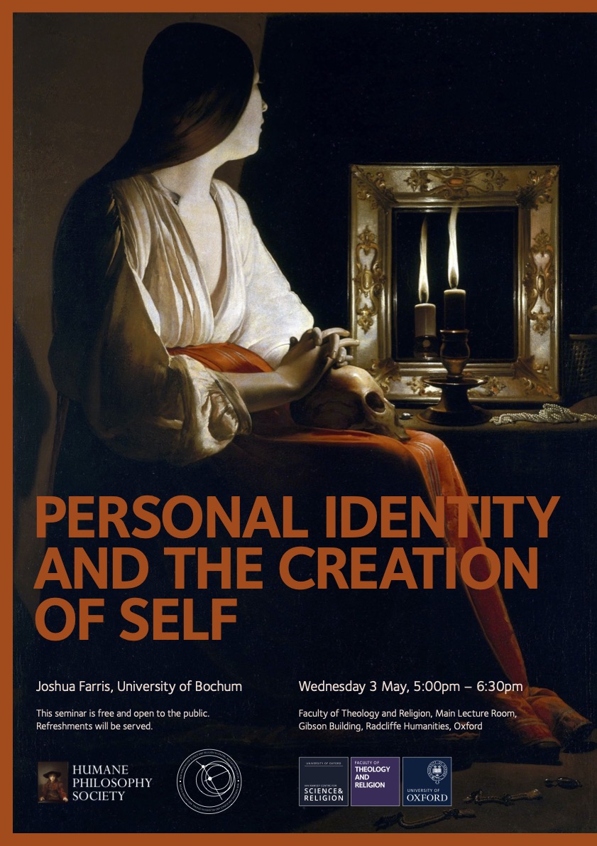 Personal Identity and the Creation of Self | Faculty of Theology and ...