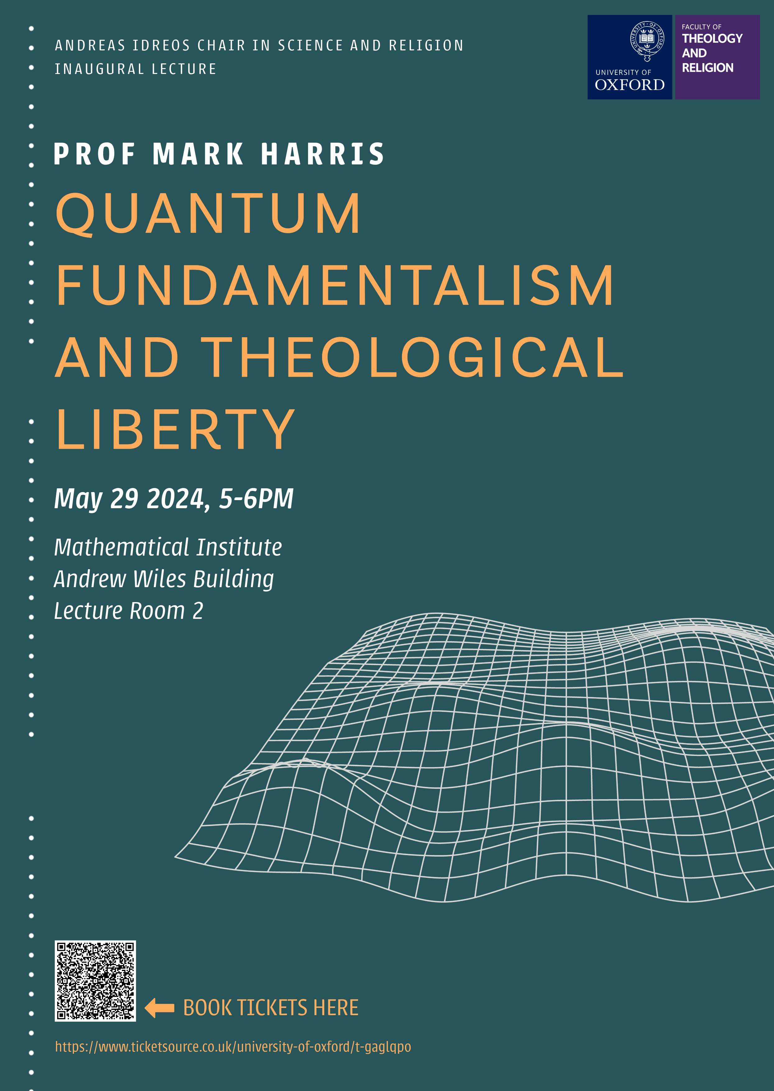 Prof. Mark Harris | Quantum Fundamentalism and Theological Liberty ...